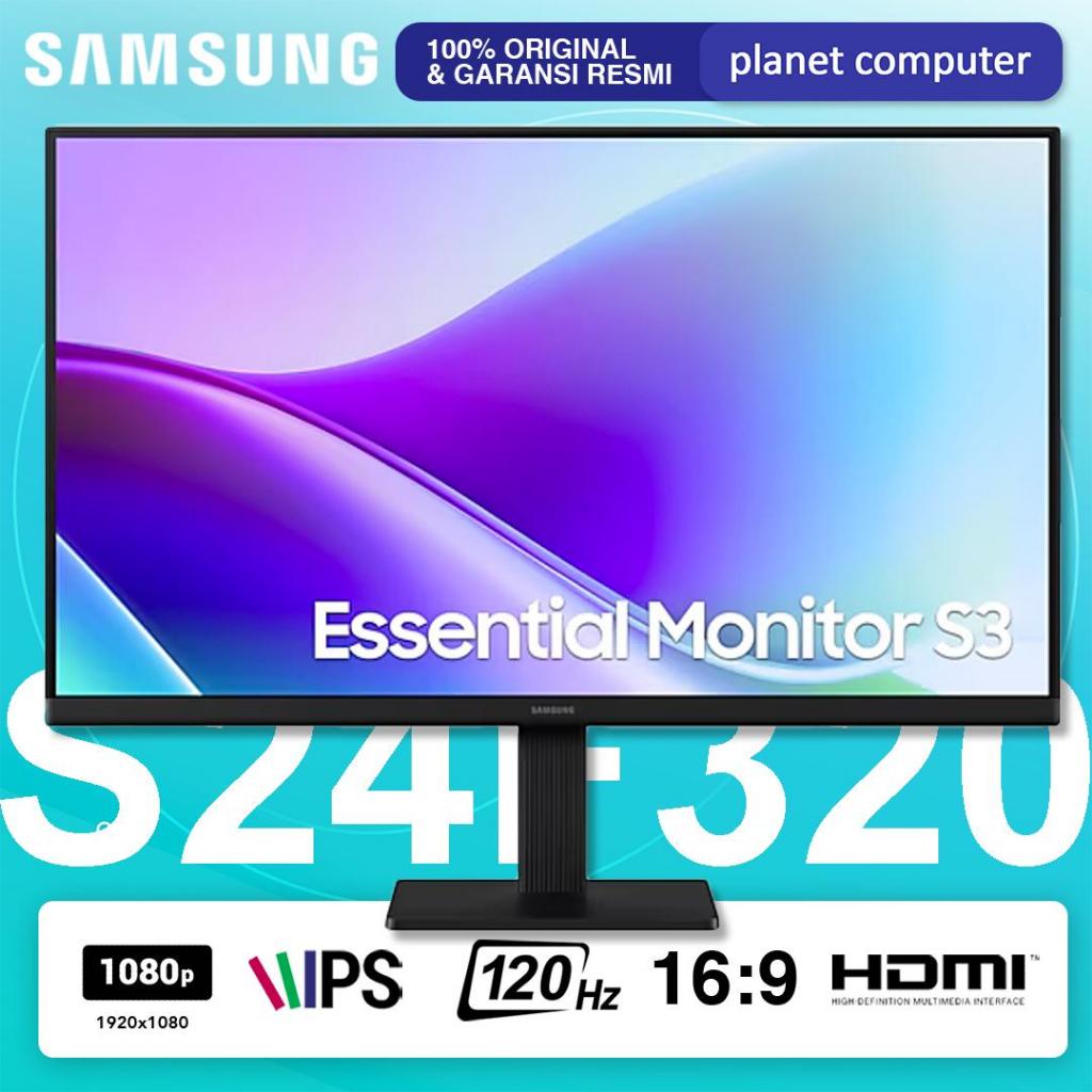 Jual SAMSUNG MONITOR 24 inch FHD IPS 100HZ S24D300 Bezel-less Design ...
