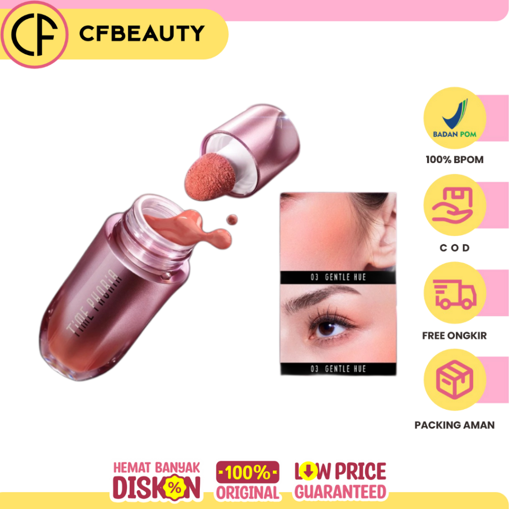 Jual TIME PHORIA - Pandora Cheek Liquid Blush 5G Blush On Waterproof Cream Blush Longlasting ...