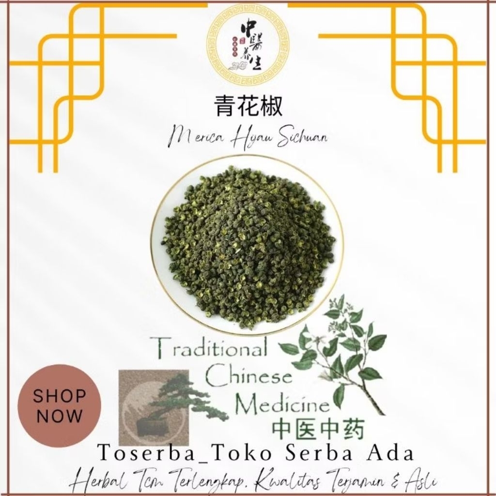 Jual 600gr Herbal Qing Hua Jiao Jaminan Premium Grade Sichuan Green ...