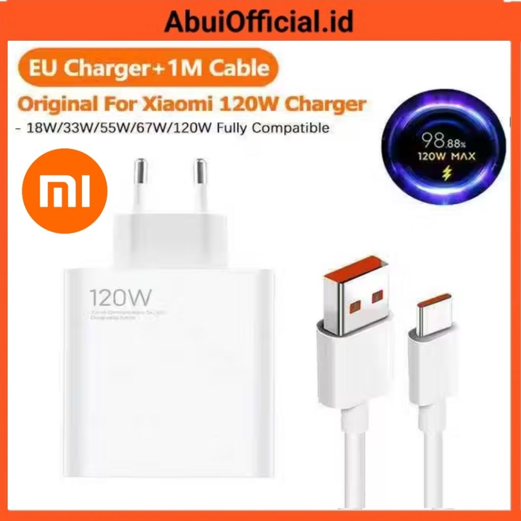 Jual Charger Xiaomi 120W Original 100% Turbo Max Fast Charging Hyper ...