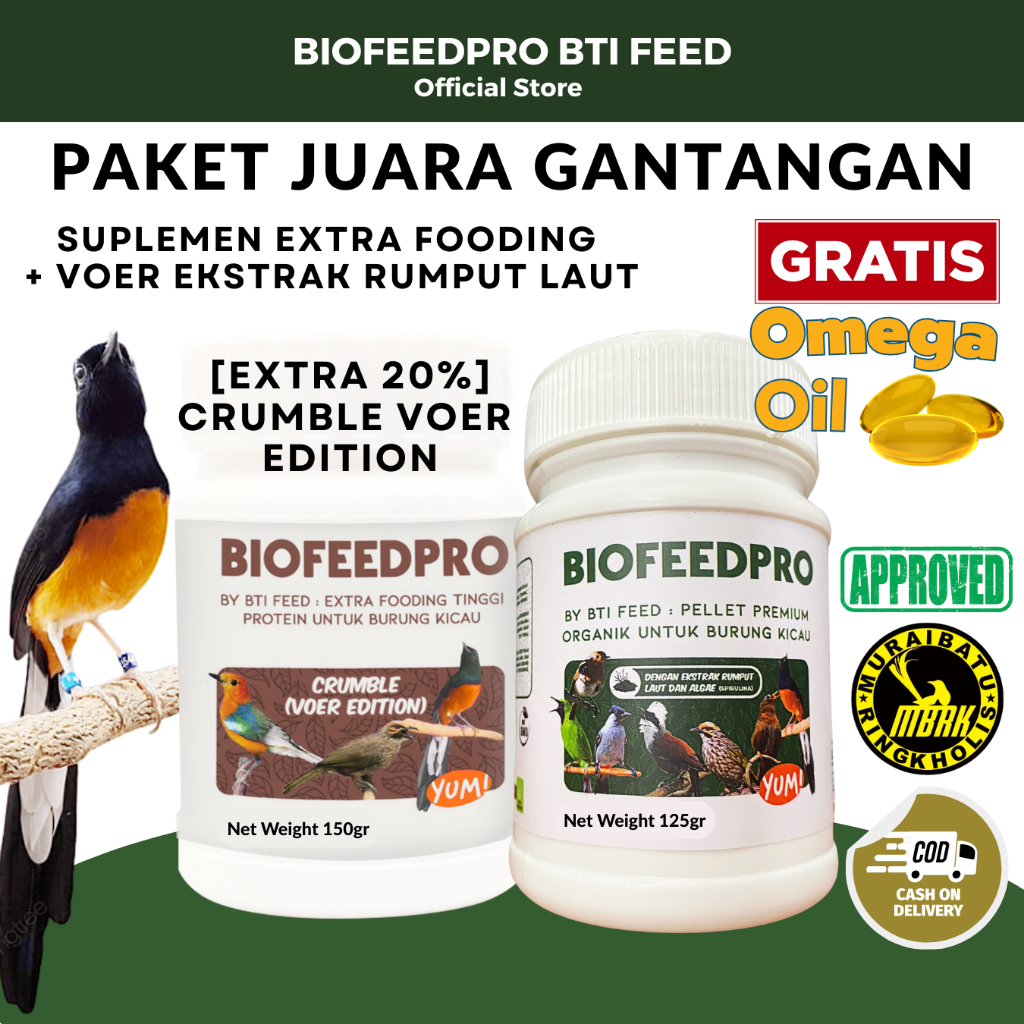 Jual [EXTRA 20% BUNDLE] PAKET JUARA GANTANGAN | ExtraFooding Crumble ...