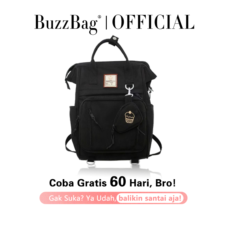 Jual BUZZBAG - Tas ransel wanita tas sekolah aesthetic korean style tas ...