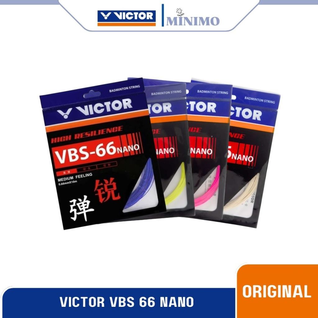 Jual Senar Raket Badminton Victor VBS 66/ VBS 66 Nano Original 100% ...