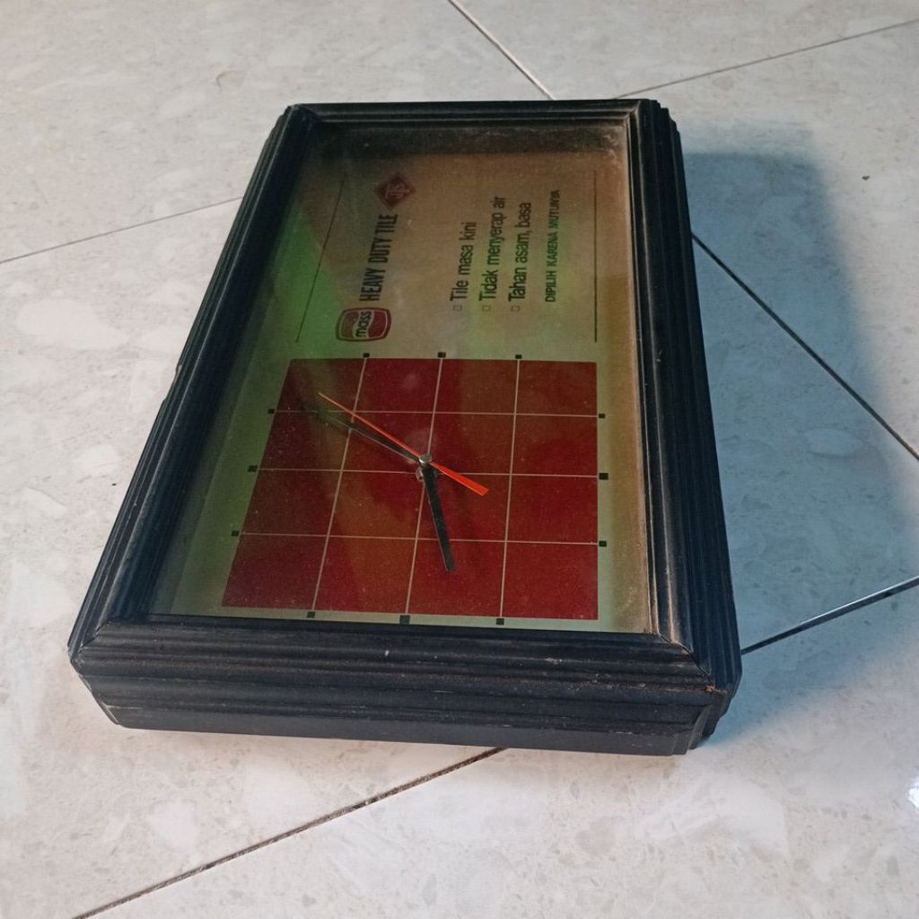 Jual Jam Dinding Mass Heavy Duty Tile JTS - Quartz | Shopee Indonesia