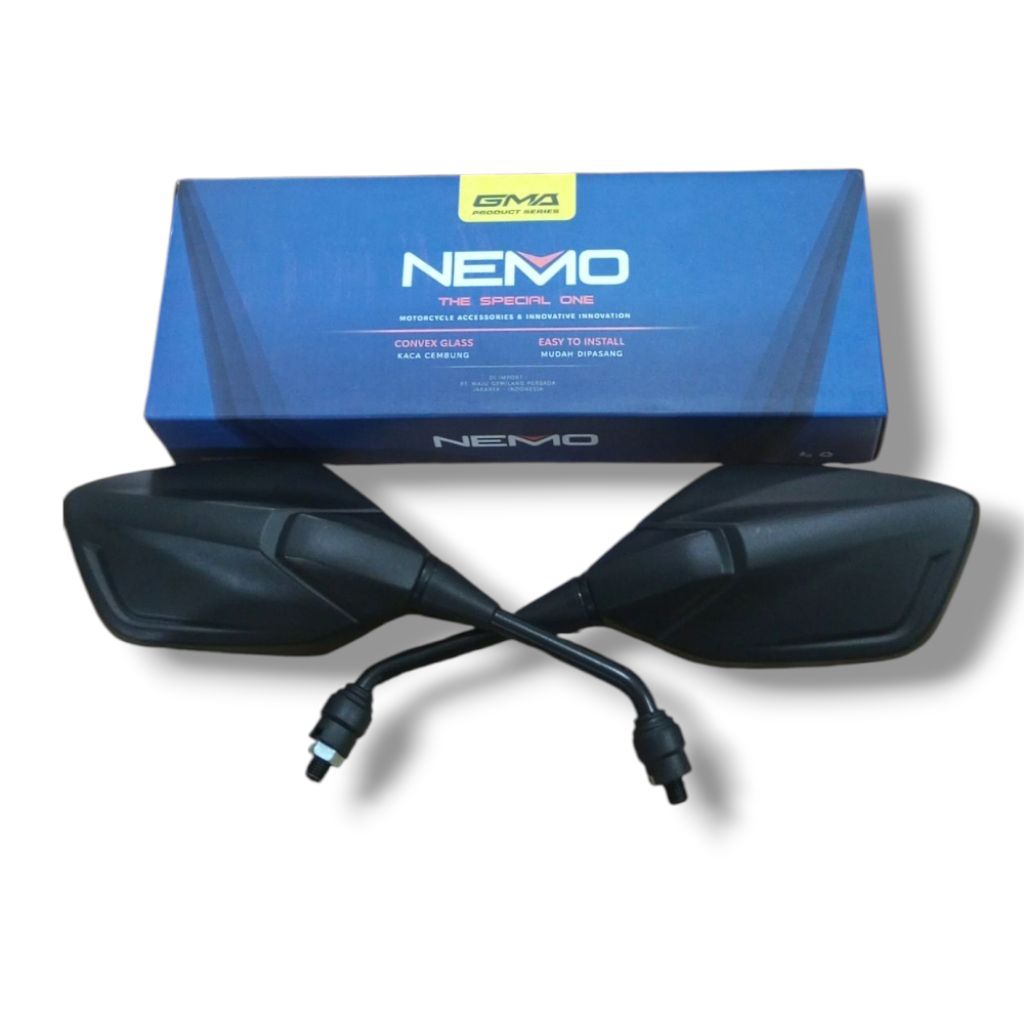 Jual Spion Nemo Gen 2 Tangkai Standart Original Kaca Cembung – Motor ...