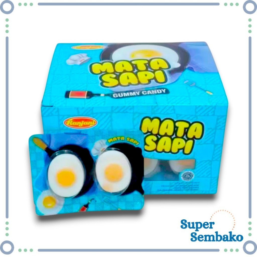Jual SNACK PERMEN CEMILAN MANISAN MATA SAPI GUMMY CANDY YUPI RANJANI 8g ...