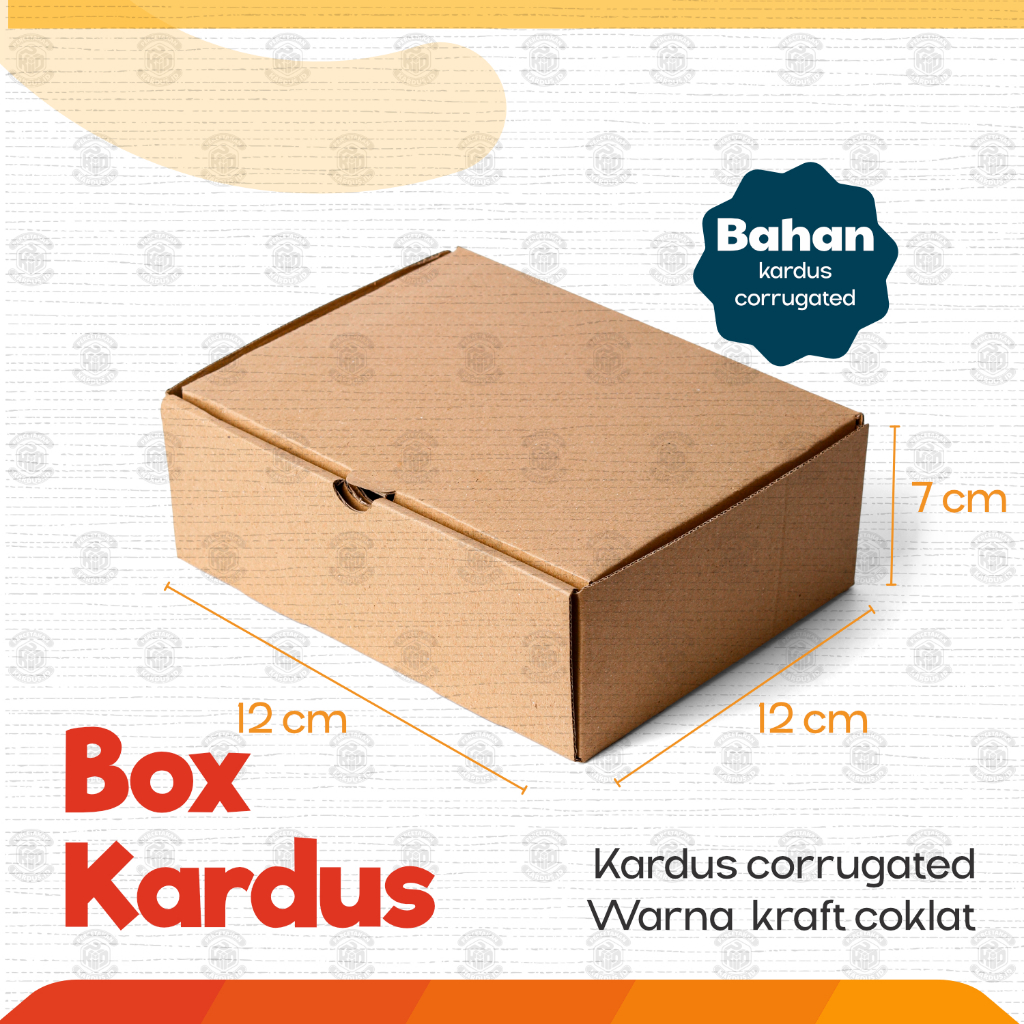 Jual Kardus Corrugated 12x12x7 CM | Die Cut | Kotak Karton | Box Packing Souvenir Pizza | Shopee ...