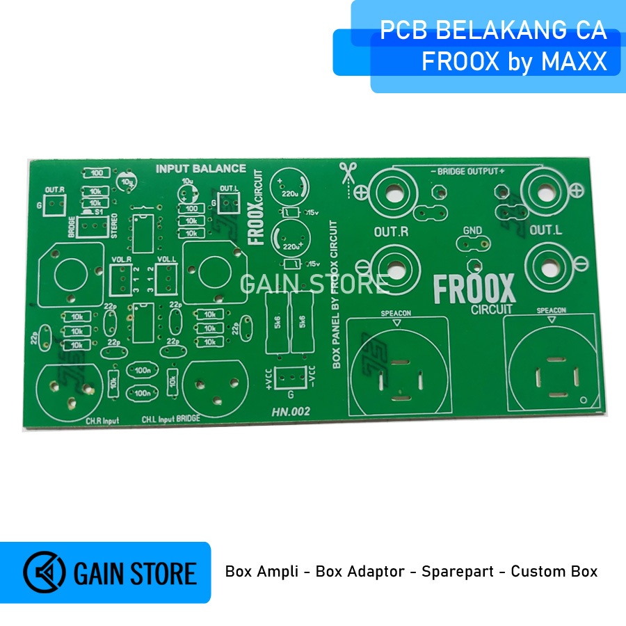 Jual PCB Input Balance Panel Belakang BOX PANEL CA 20 | Shopee Indonesia