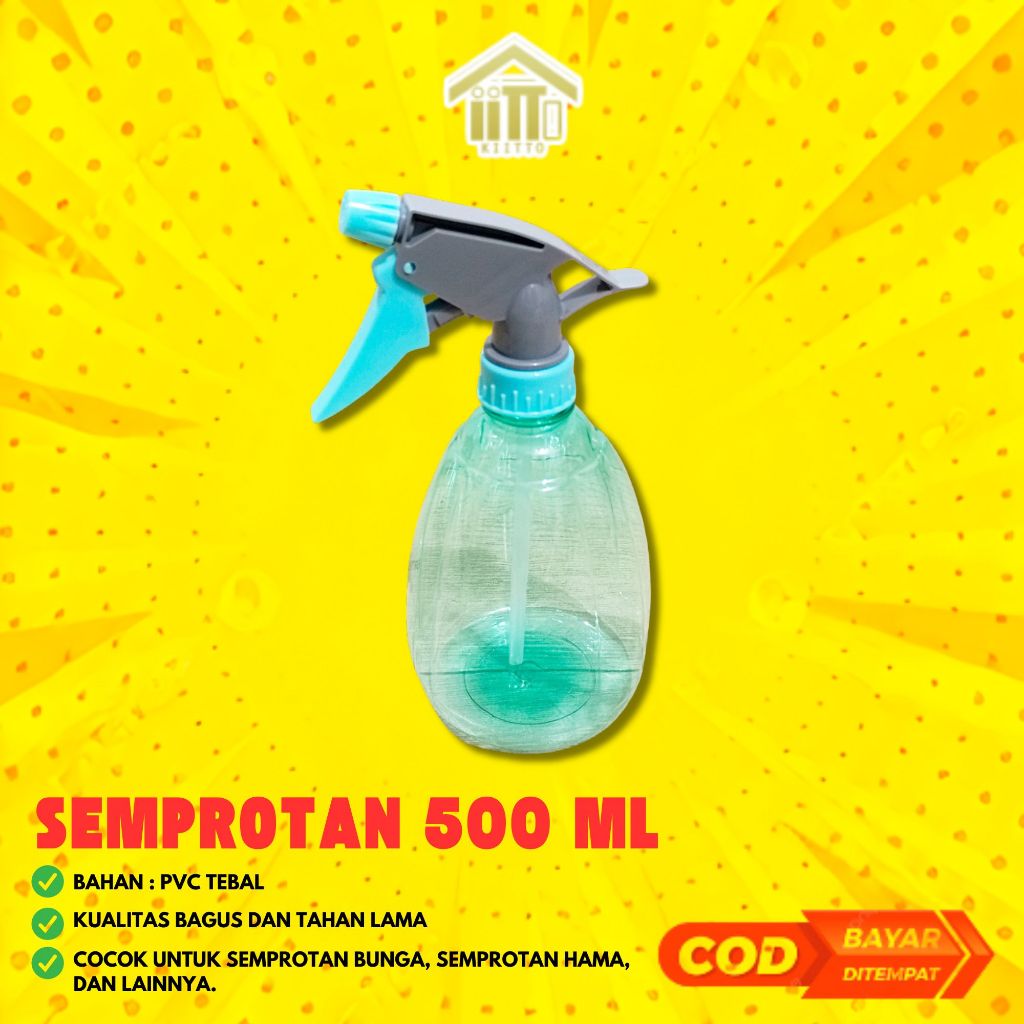 Jual BOTOL SPRAY / SEMPROTAN BUNGA / SEMPROTAN AIR 500 ML / BOTOL SPRAY ...