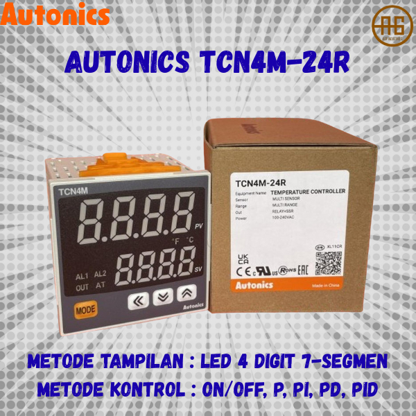 Jual Autonics TCN4M-24R Temperature Controller PID ON/OFF Relay SSR ...
