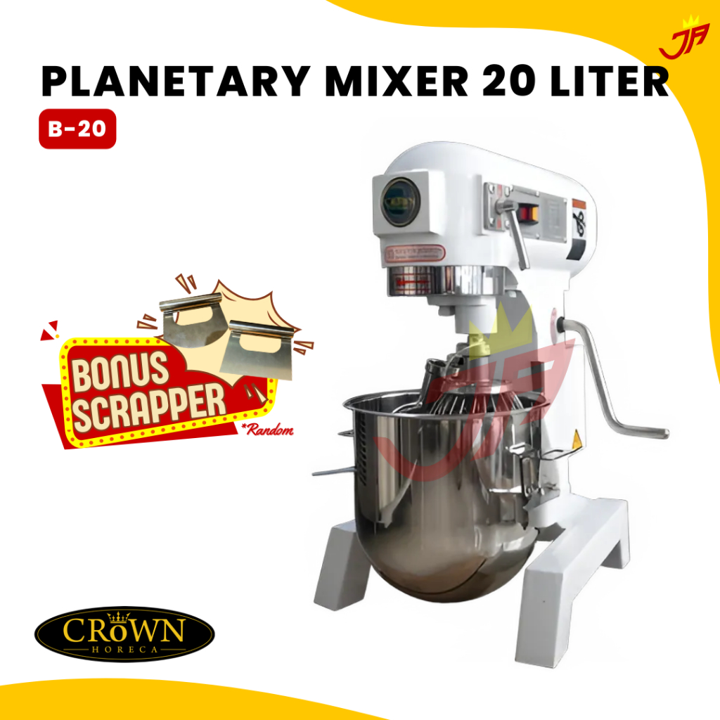 Jual CROWN - Planetary Mixer B20 CROWN/Mixer Roti 20Liter B20 Crown ...