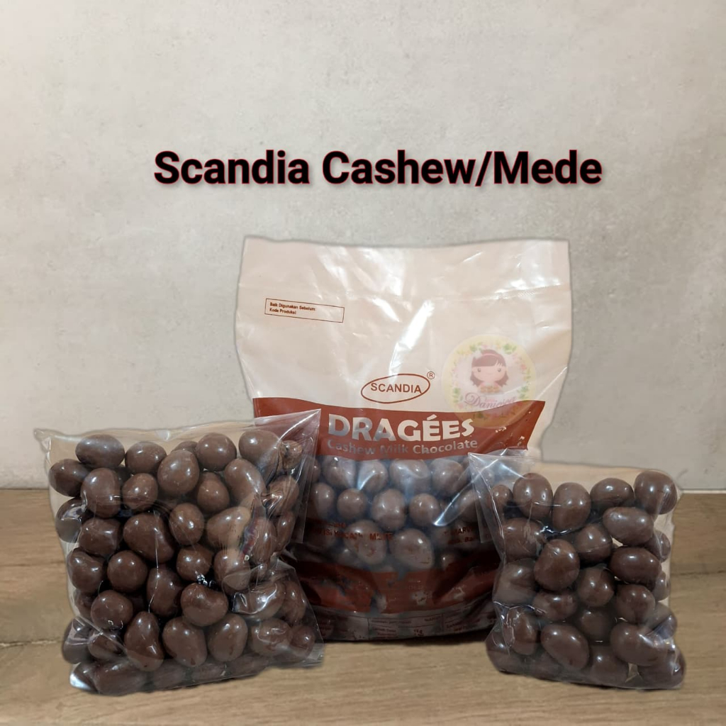 Jual Coklat Scandia Cashew Mede choco dragees choco bites mede ( ds bgr ...