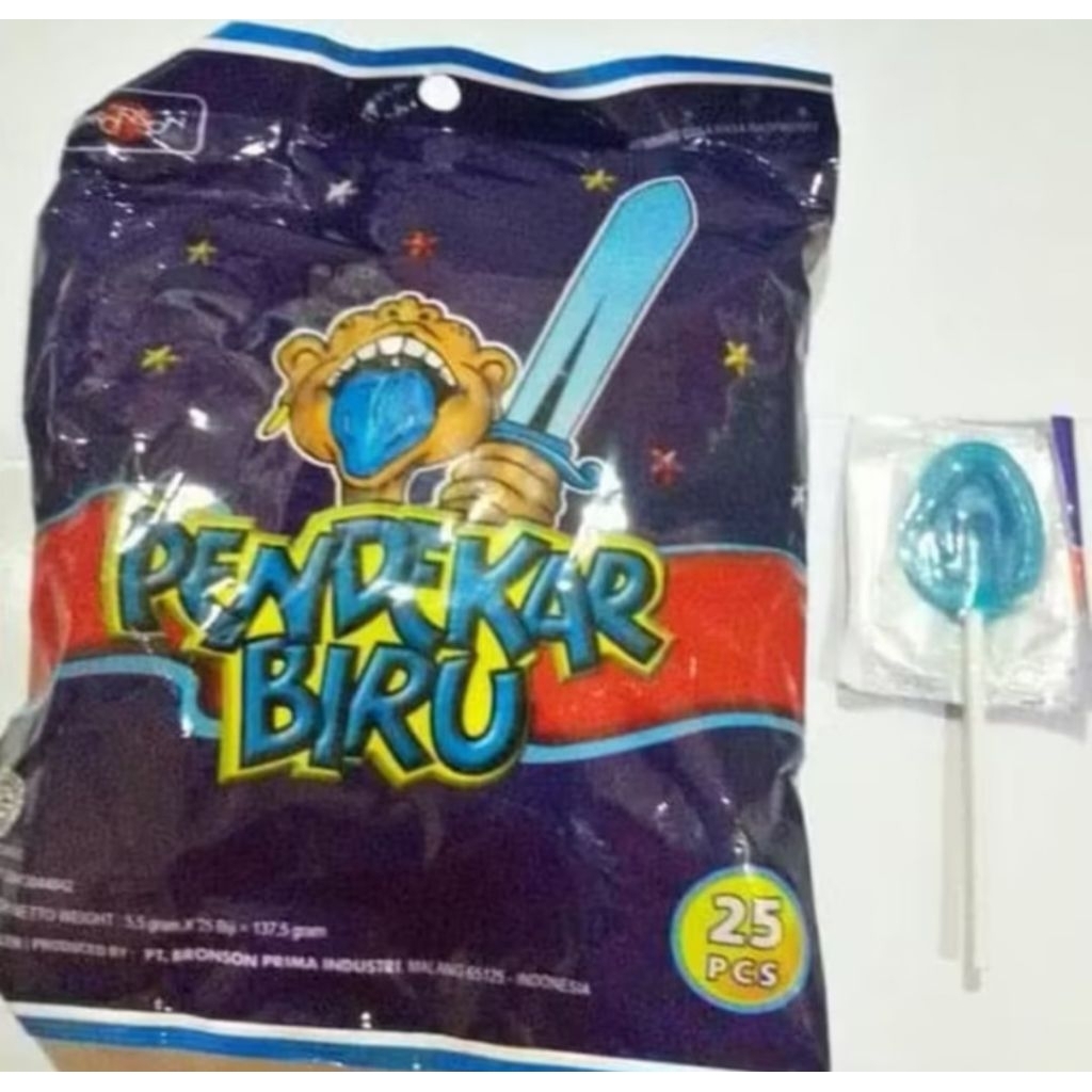 Jual Permen pendekar biru 125 gram (1 dus isi 50 pcs) | Shopee Indonesia