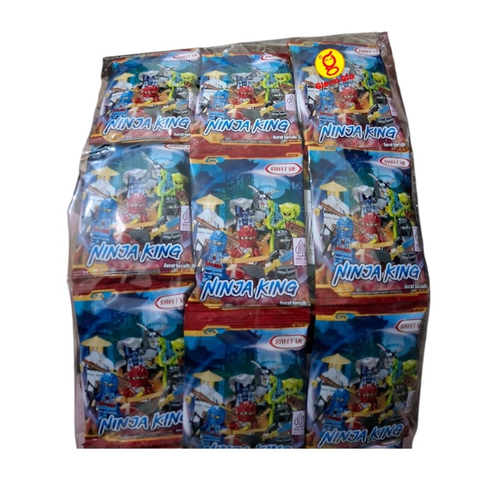 Jual Permen Keras Berhadiah Lego Ninja King Sweet Me Renceng is 10 pcs ...