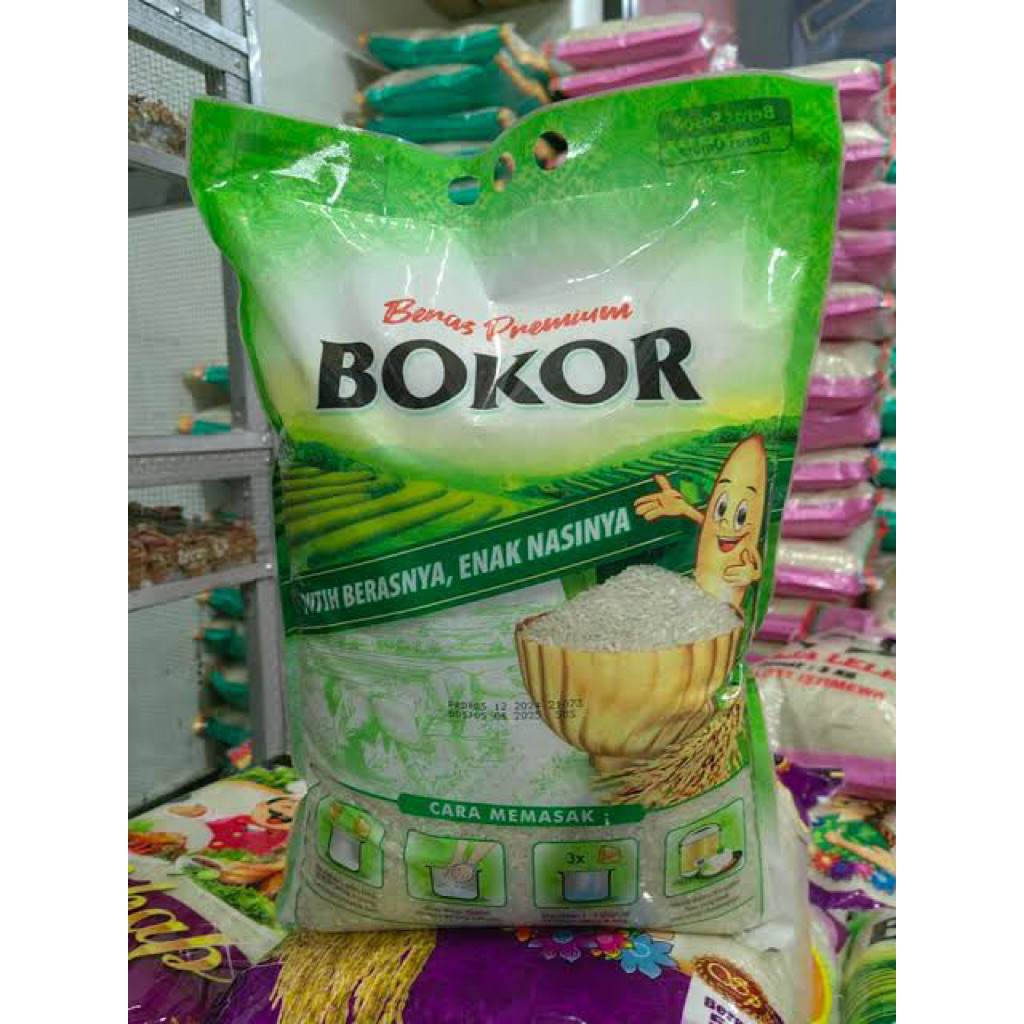 Jual Beras BOKOR Hijau 5kg | Shopee Indonesia