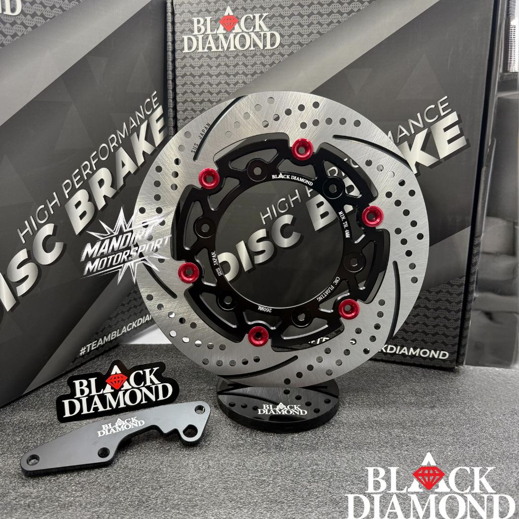 Jual Disc Piringan Cakram Depan Black Diamond Ukuran 260MM For Honda ...