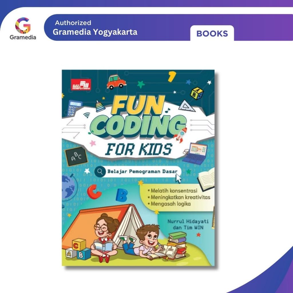 Jual Gramedia Yogya - Fun Coding for Kids - Belajar Pemograman Dasar ...