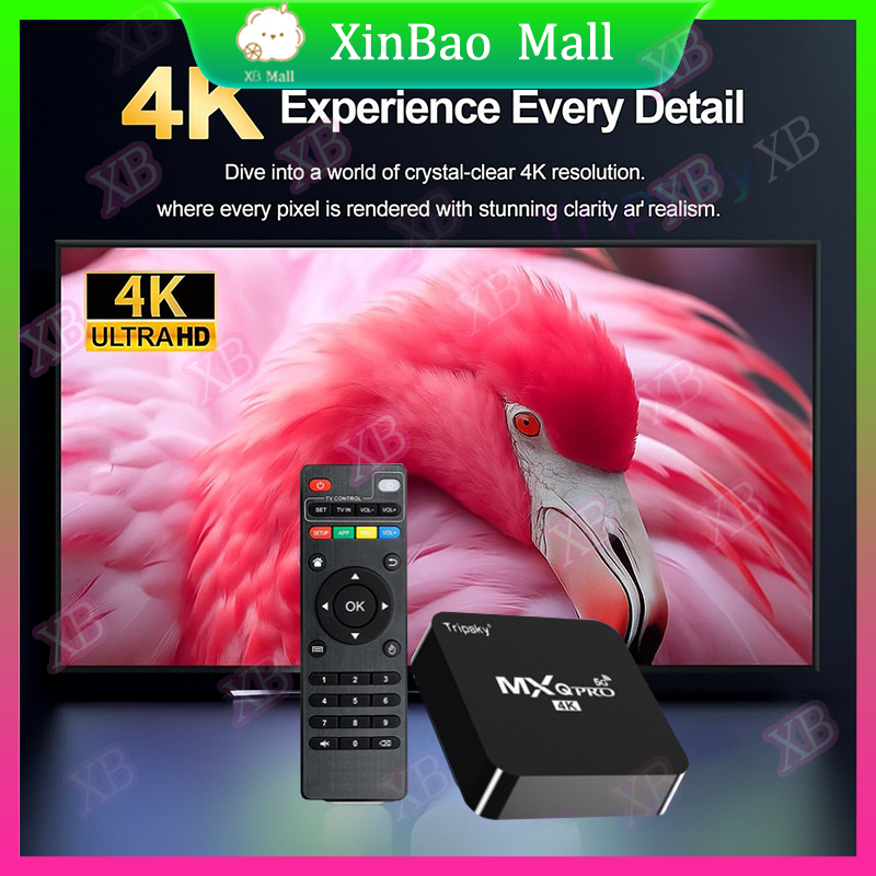 Jual MXQ PRO Android TV Box 4K HD Smart Set Top Box 8GB Ram 128GB Rom 2 ...