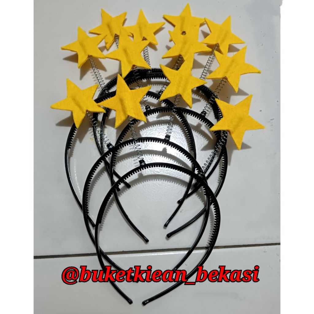 Jual bando Tuing Tuing bintang / bando bintang natal / bando natal ...