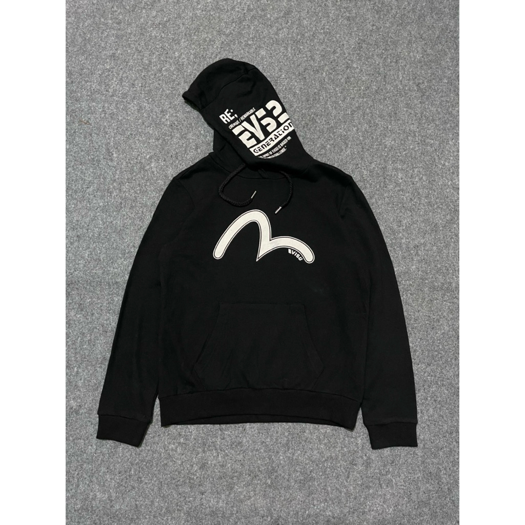 Jual Hoodie Evisu big logo second | Shopee Indonesia