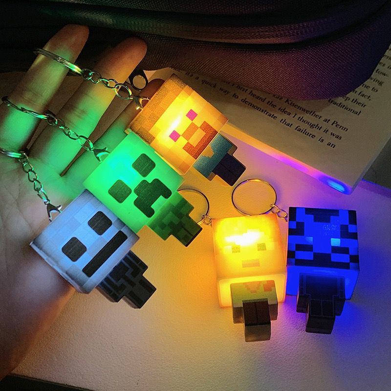 Jual Gantungan kunci lampu Minecraft.Keychain 5 x 3 cm | Shopee Indonesia