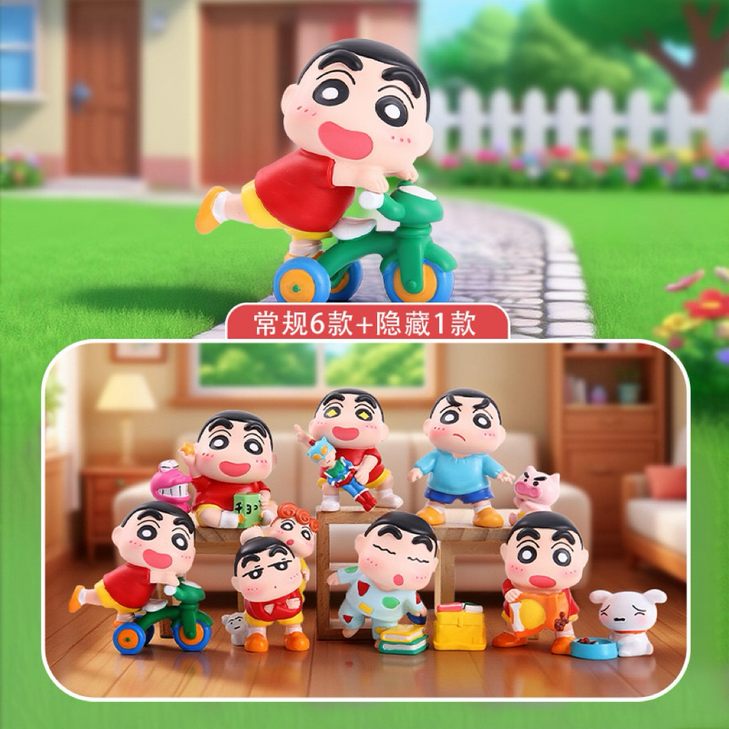 Jual Action Figure Blind Box Shinchan Daily Shin Chan Pajangan Mystery ...