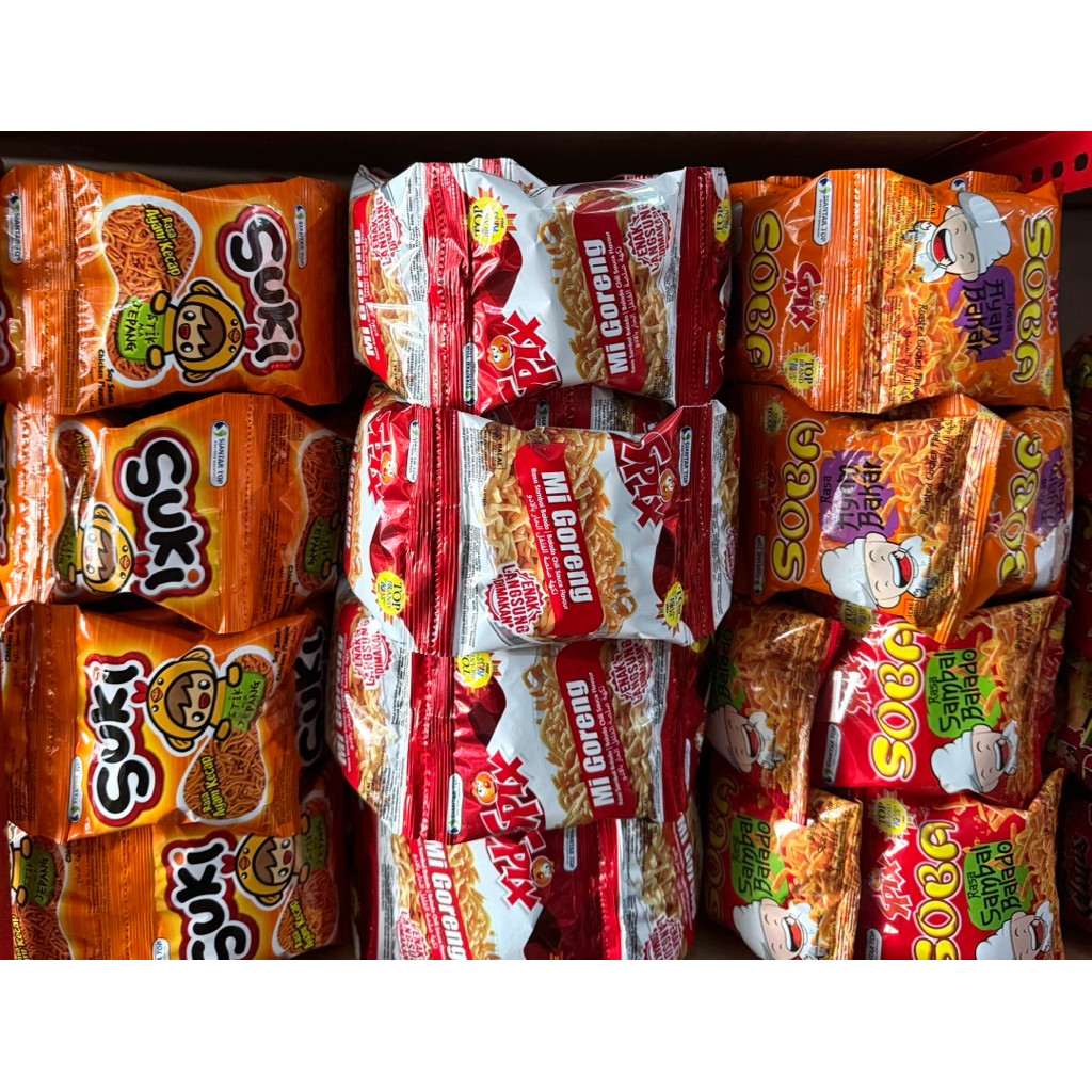 Jual Snack Rentengan Spix soba/ Spix mi goreng/ Suki/ Golden chip ...
