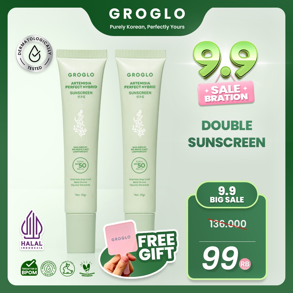 Jual [SPECIAL MAMI LOUISSE] GROGLO-BUY 1 GET 1 Artemisia Perfect Hybrid ...