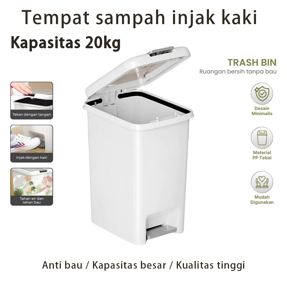 Jual light luxury Tempat Sampah Injak Anti bau / Kapasitas besar ...