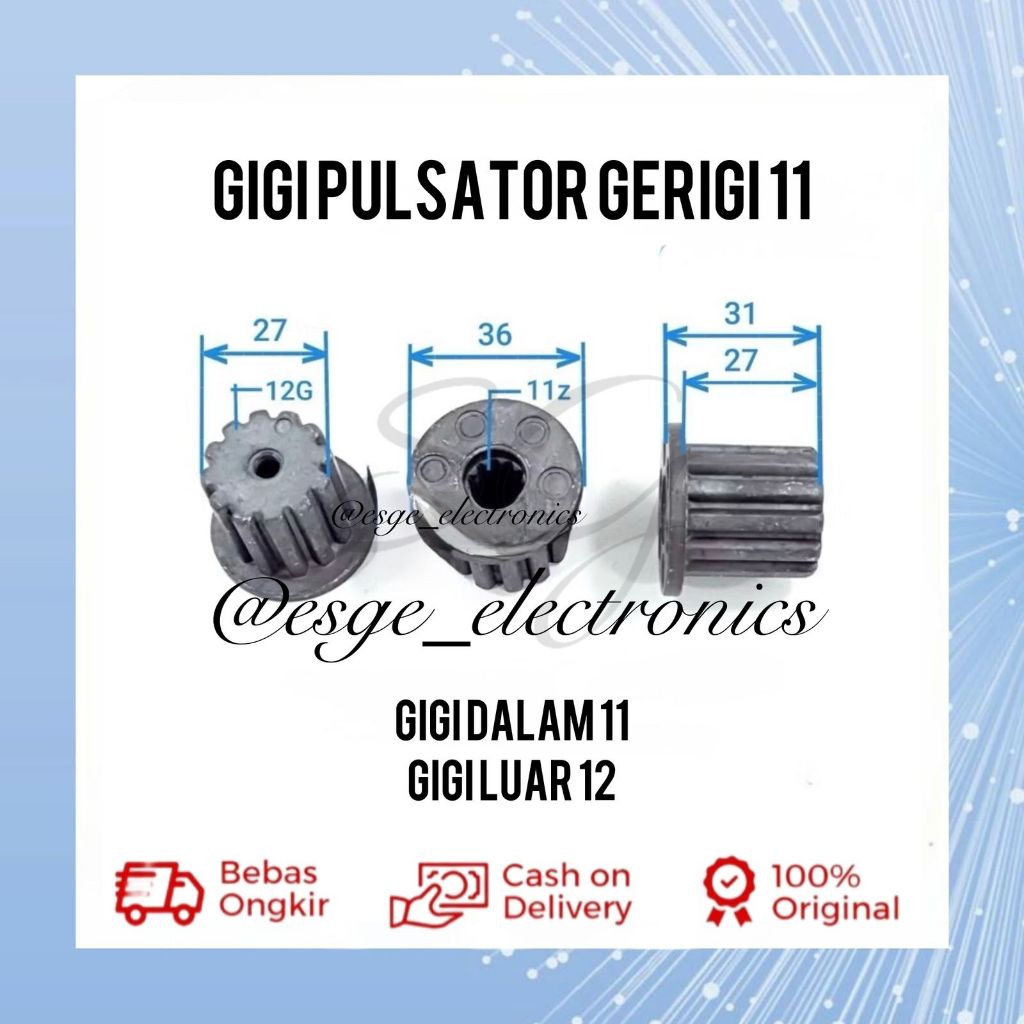 Jual INTI PULSATOR AS GIGI 11 MESIN CUCI GEAR GIGI GERIGI INTI PULSATOR ...