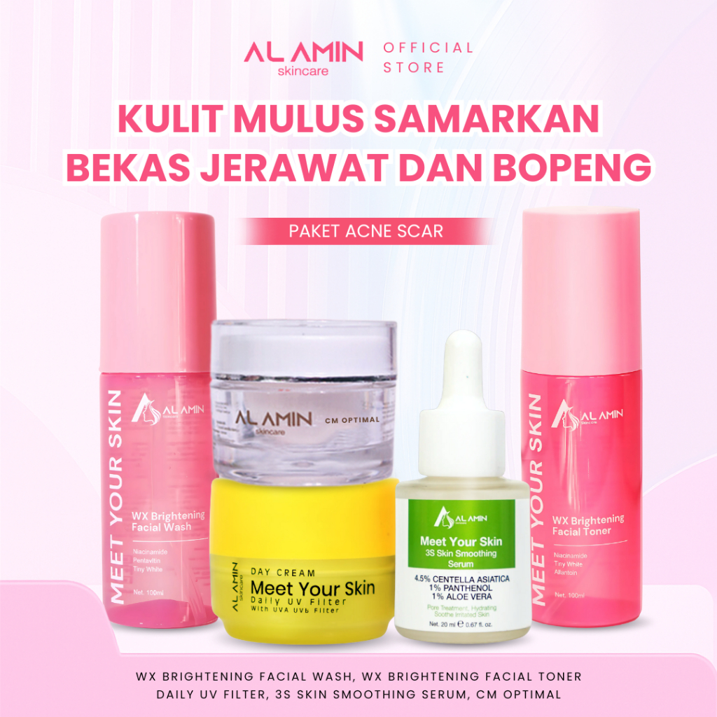 Jual Paket Acne Scar | Bopeng/Scar/Pori-Pori Wajah | Shopee Indonesia