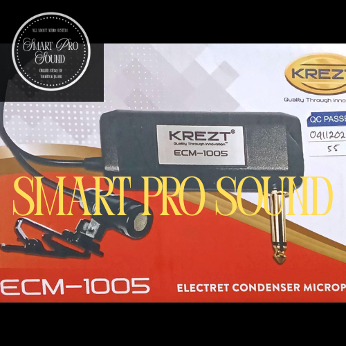 Jual Mic Clip On Kretz Electret Condenser Microphone ECM-1005 | Shopee ...