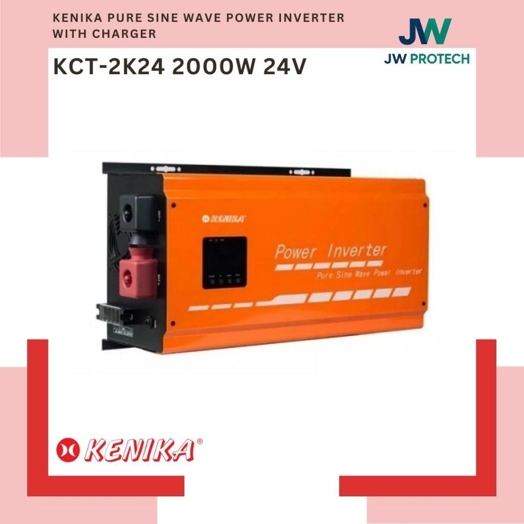 Jual KENIKA Pure Sine Wave Power Inverter with Charger 2000W 24V KCT ...
