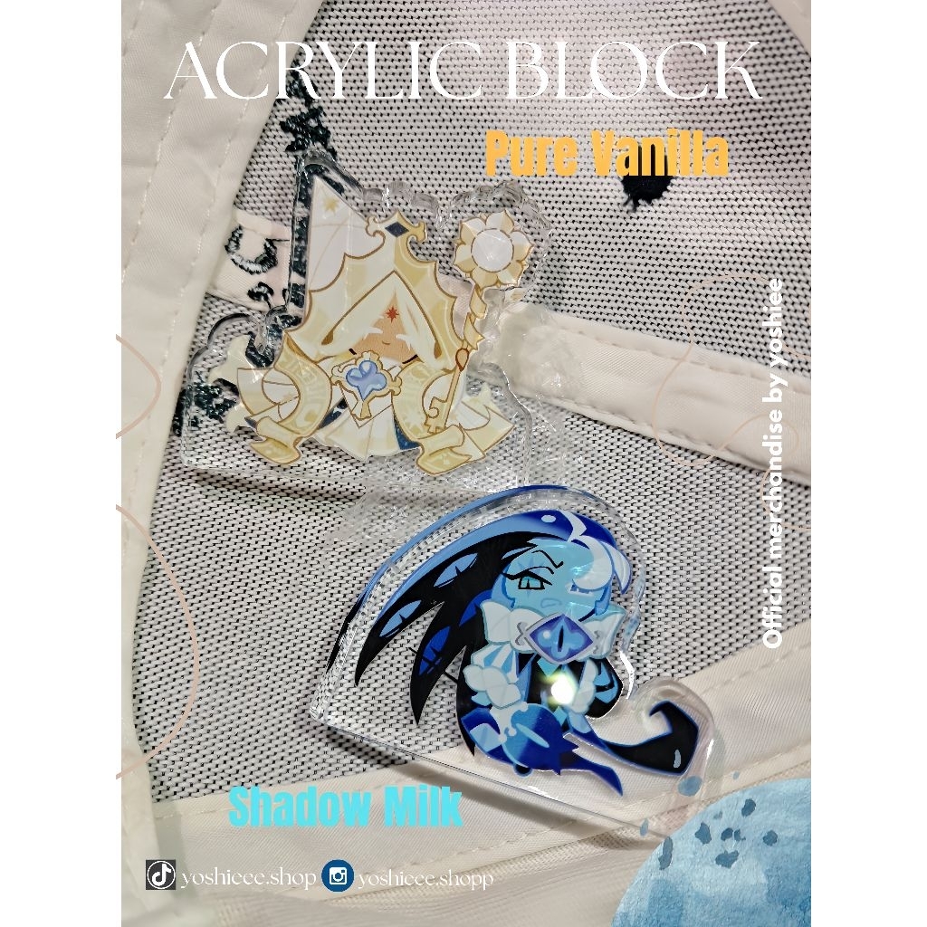 Jual Acrylic Block Cookie Run Kingdom - Shadow milk Pure Vanilla - Fan ...