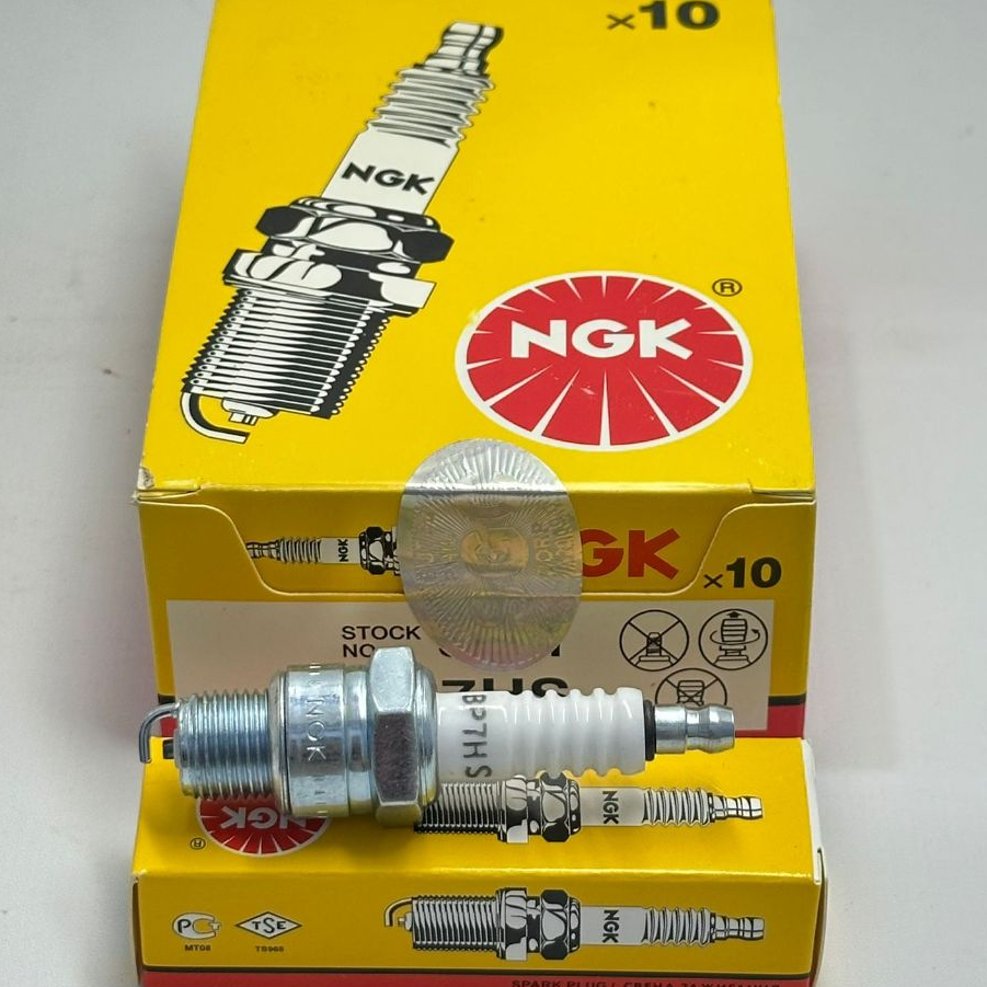 Jual Busi Motor BP7HS NGK Hologram Yamaha RX K King F1 F1ZR 2 Tax BP-S7HS NGK (10 pcs/1 Kotak ...