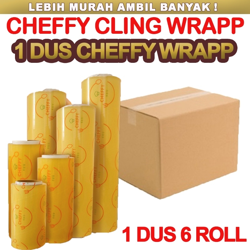 Jual PLASTIK CLING | CLING WRAP | CHEFFY WRAPPING ROLL | 500 METER ...