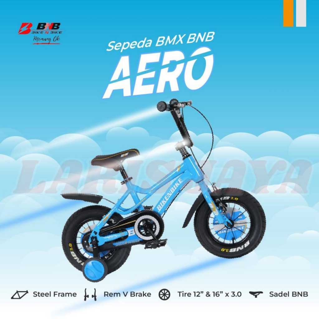 Jual Sepeda Anak Laki Laki Bmx 12 Inch BNB Aero Ban Jumbo 3.0 TERBARU ...