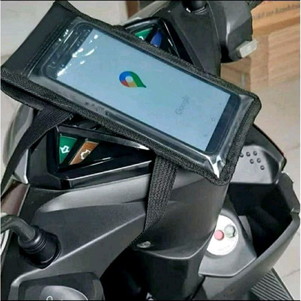 Jual holder hp pengendara motor layar sentuh touchscreen holder hp untuk mencari alamat | Shopee ...