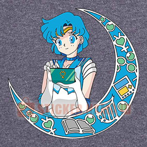Jual Sticker Sablon Kain Sailor Moon Mercury Untuk Baju dan Media Kain ...