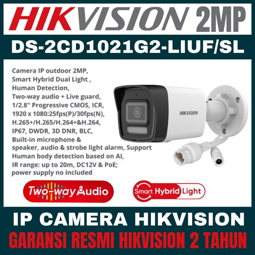 Jual HIKVISION DS-2CD1021G2-LIUF/SL 2MP IP Camera Outdoor Kamera CCTV | Shopee Indonesia