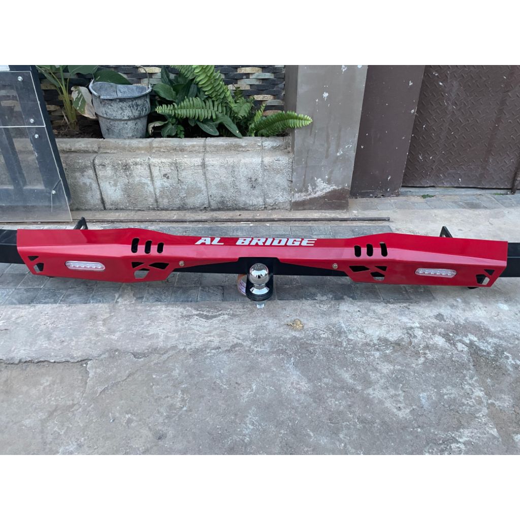 Jual TOWING BAR BAMPER MOBIL BELAKANG KOMLIT+COVER BESI SIGRA,INOVA ...