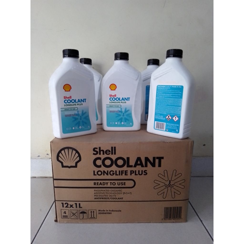 Jual SHELL COOLANT LONGLIFE PLUS READY TO USE GREEN POAT 30/70 ...
