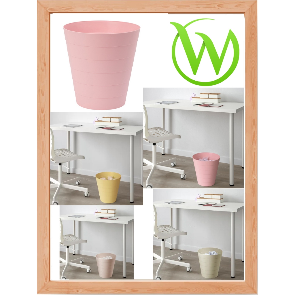 Jual Tempat sampah tampilan garis dekoratif plastik tahan lama simpan ...
