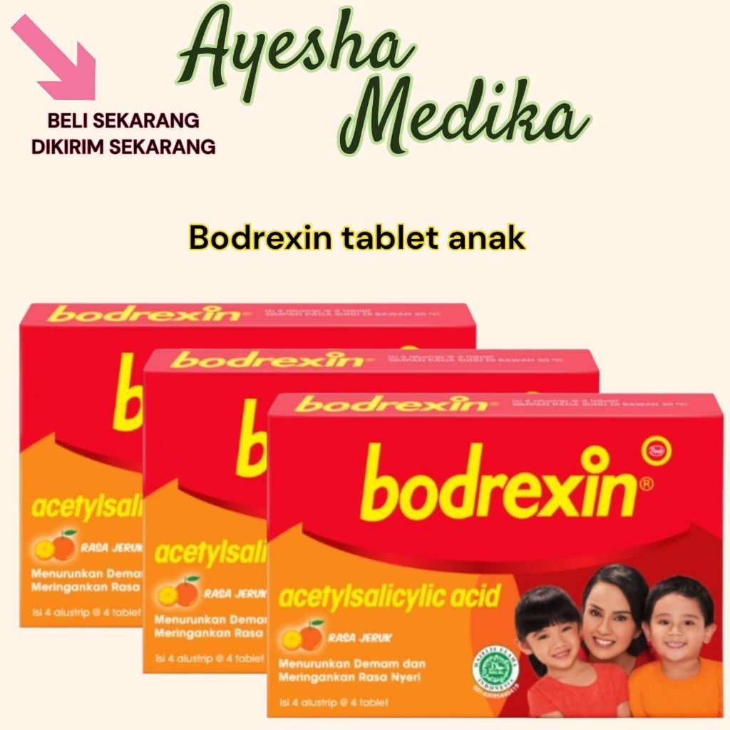 Jual bodrexin tab anak 1 box isi 16 tab | Shopee Indonesia