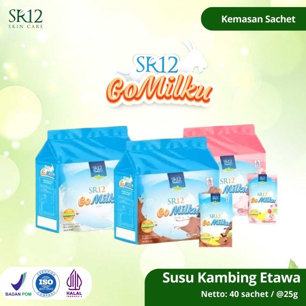 Jual Gomilku Sachet SR12 Susu Kambing Etawa Isi 40 Sachet Kemasan ...