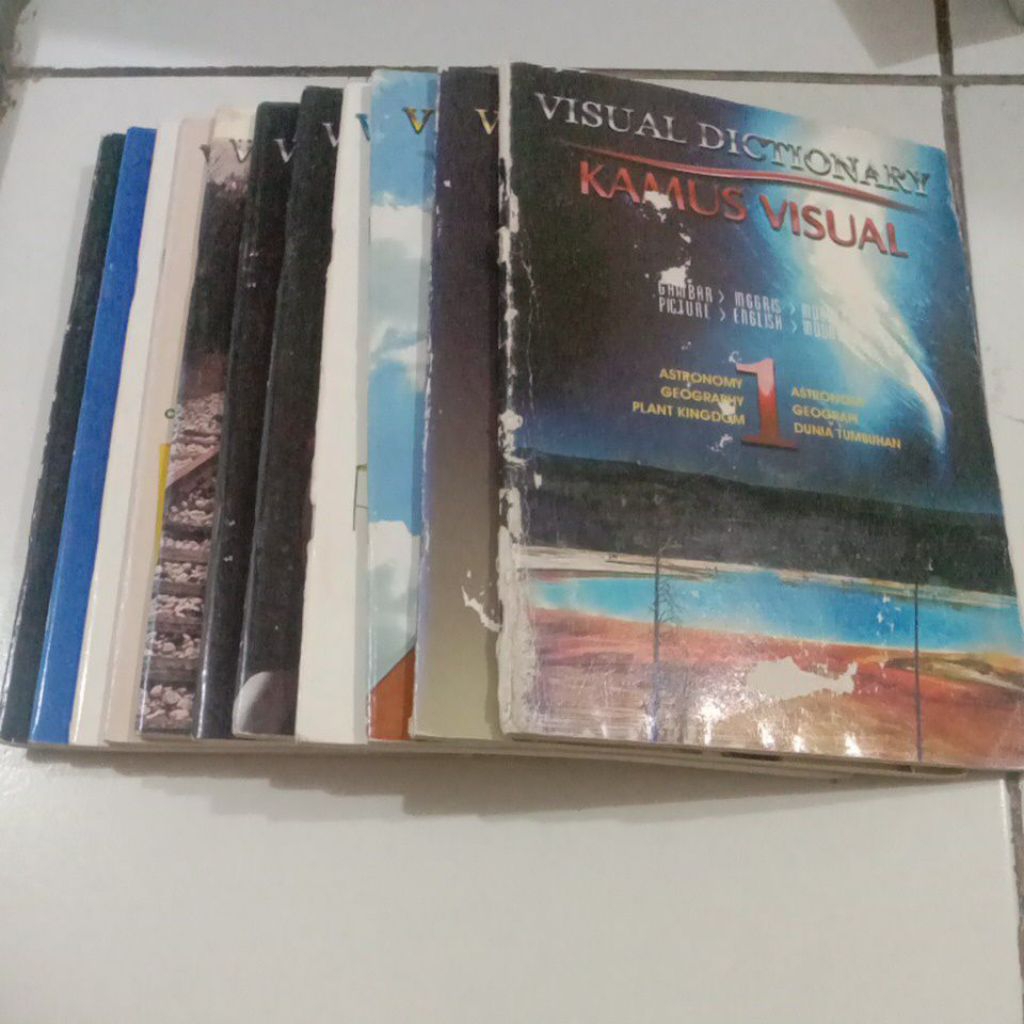 Jual Visual Dictionary #Kamus Visual Buku 1 - 11 ( Original ) | Shopee ...