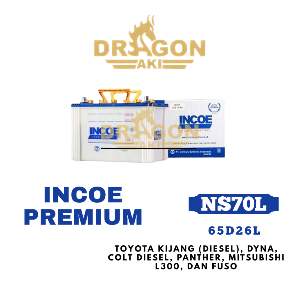Jual AKI MOBIL INCOE PREMIUM NS70L | Shopee Indonesia