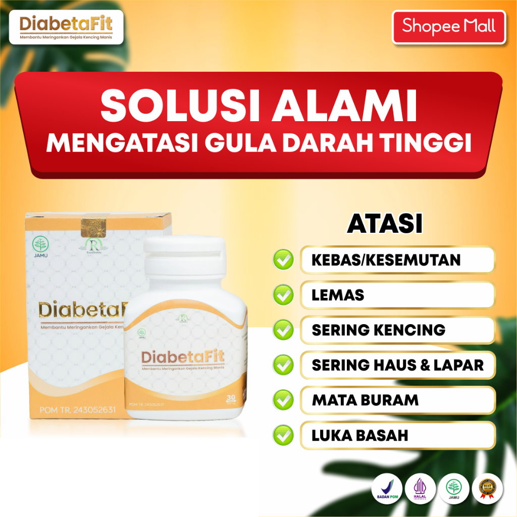 Jual Diabetafit - Obat Herbal Diabetes Kencing Manis Kebas Kesemutan 1 ...