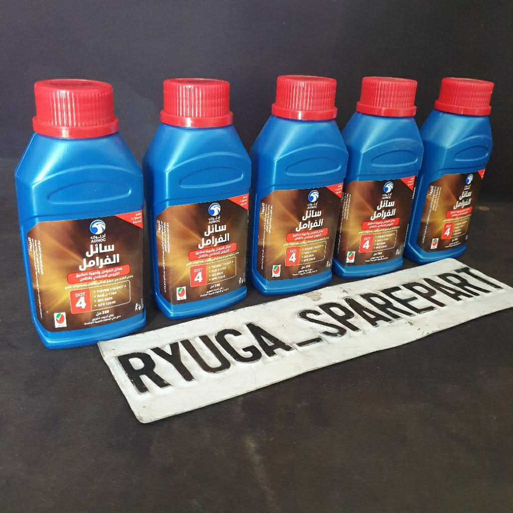 Jual minyak rem adnoc voyager brake fluid DOT-4 250ML | Shopee Indonesia