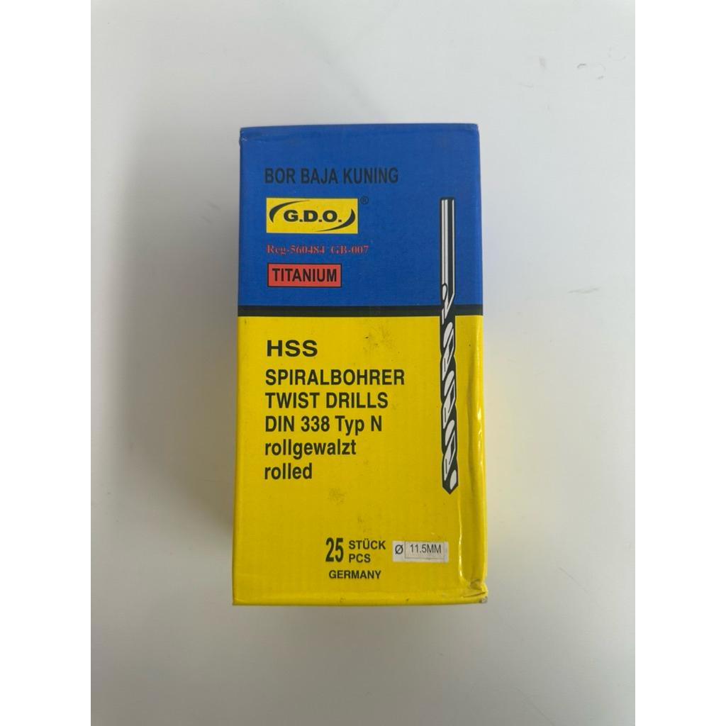 Jual G.D.O BOR BAJA KUNING Ukuran 11.5mm | Shopee Indonesia